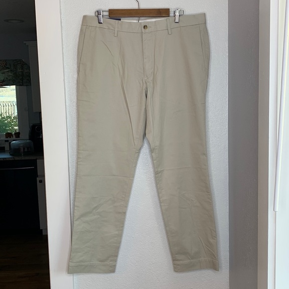 Polo Ralph Lauren | Pants | Polo Ralph Lauren Chino Stretch Slim Fit Pants Khaki Tan Cotton ...